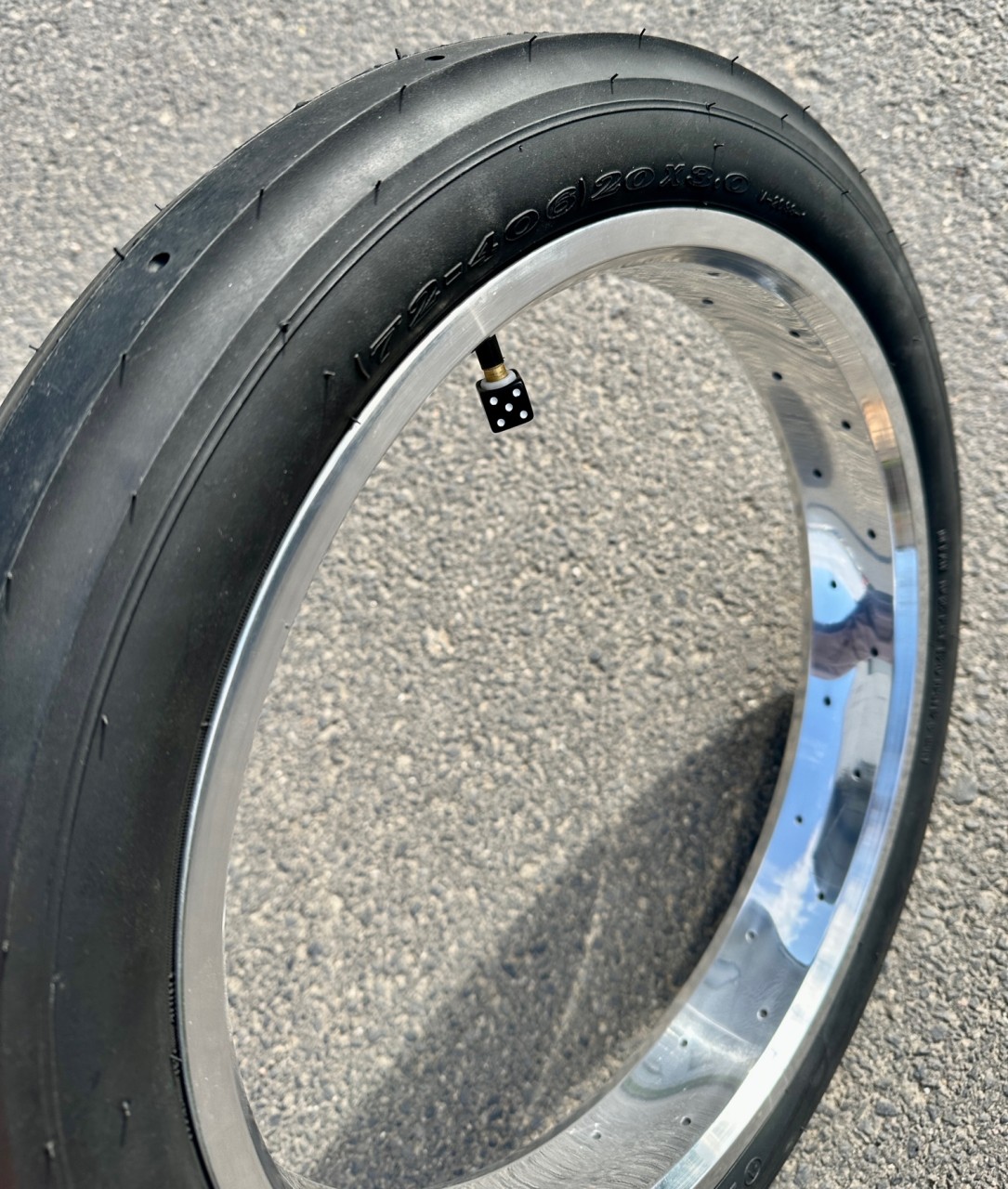 Pneu Dragster Slick 20 x 3.0 noir | Y498